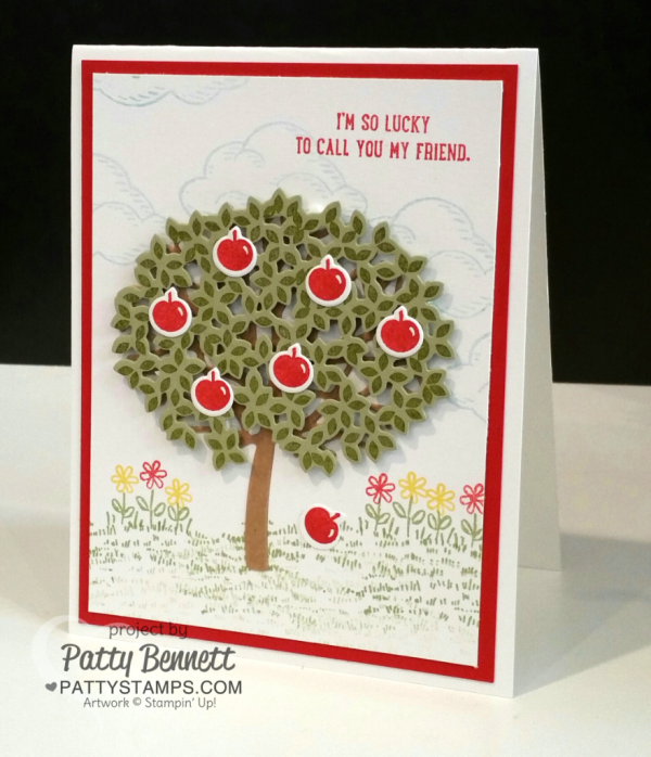 Thoughtful Branches Apple Tree Card - Patty Stamps