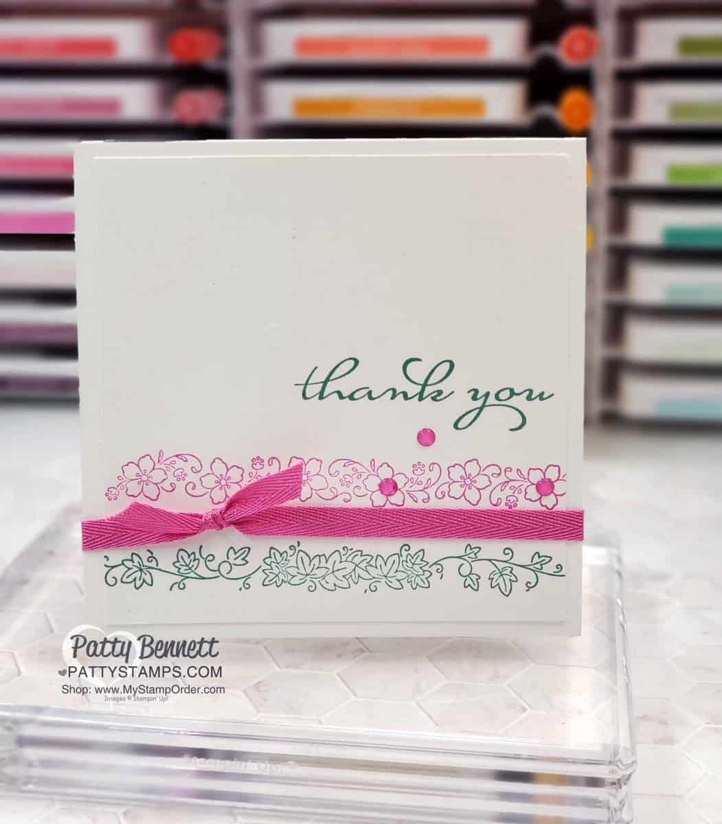 Borders Abound Simple Stamping Card - Patty Stamps