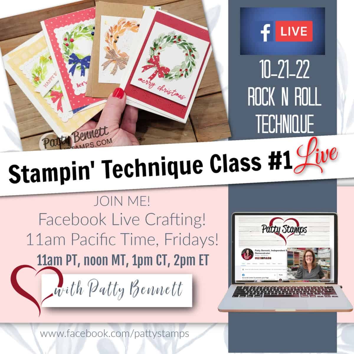 Rock n Roll Technique Class Live Today! - Patty Stamps