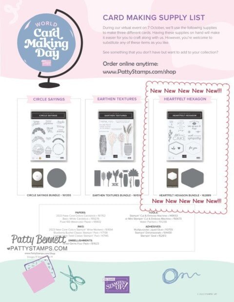 Free Stampin' Event and a New Punch Bundle!! - Patty Stamps