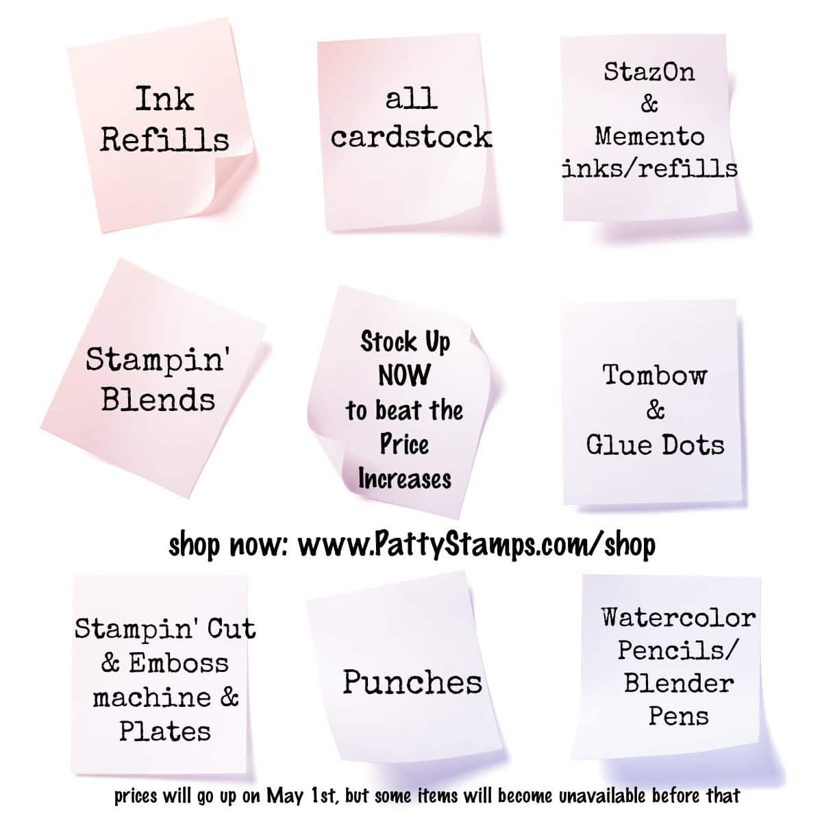 Low Inventory and Stock Up Now Advice