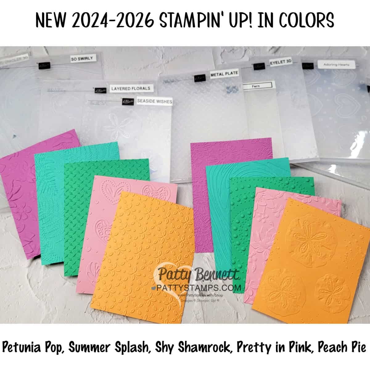 How do the In Colors Look when Embossed?