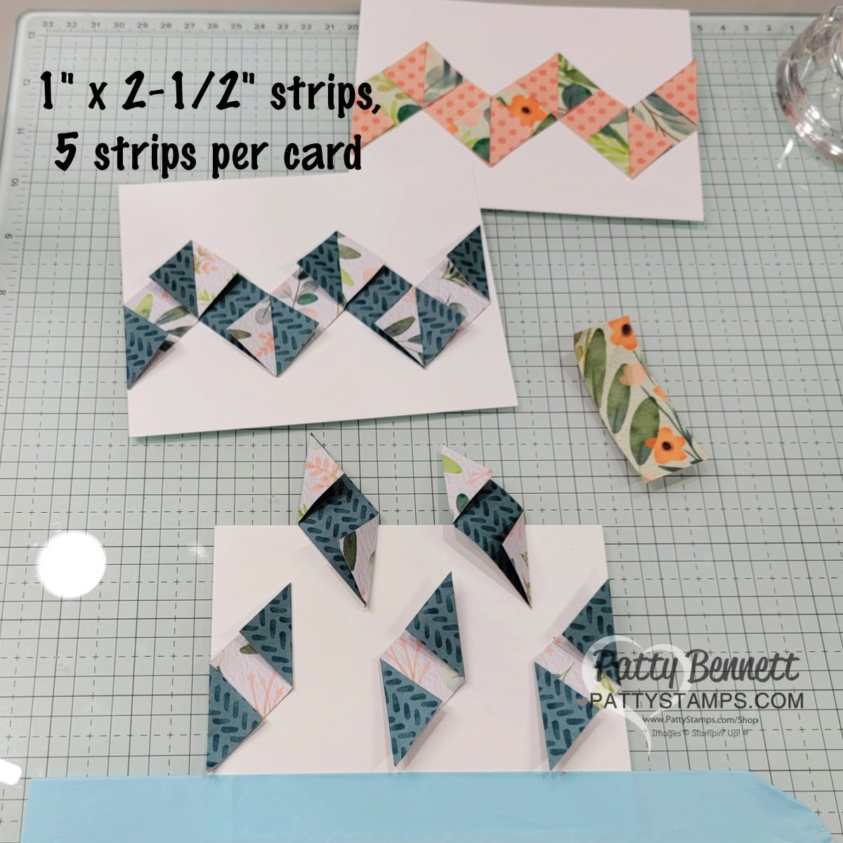 Chevron Fold Cards