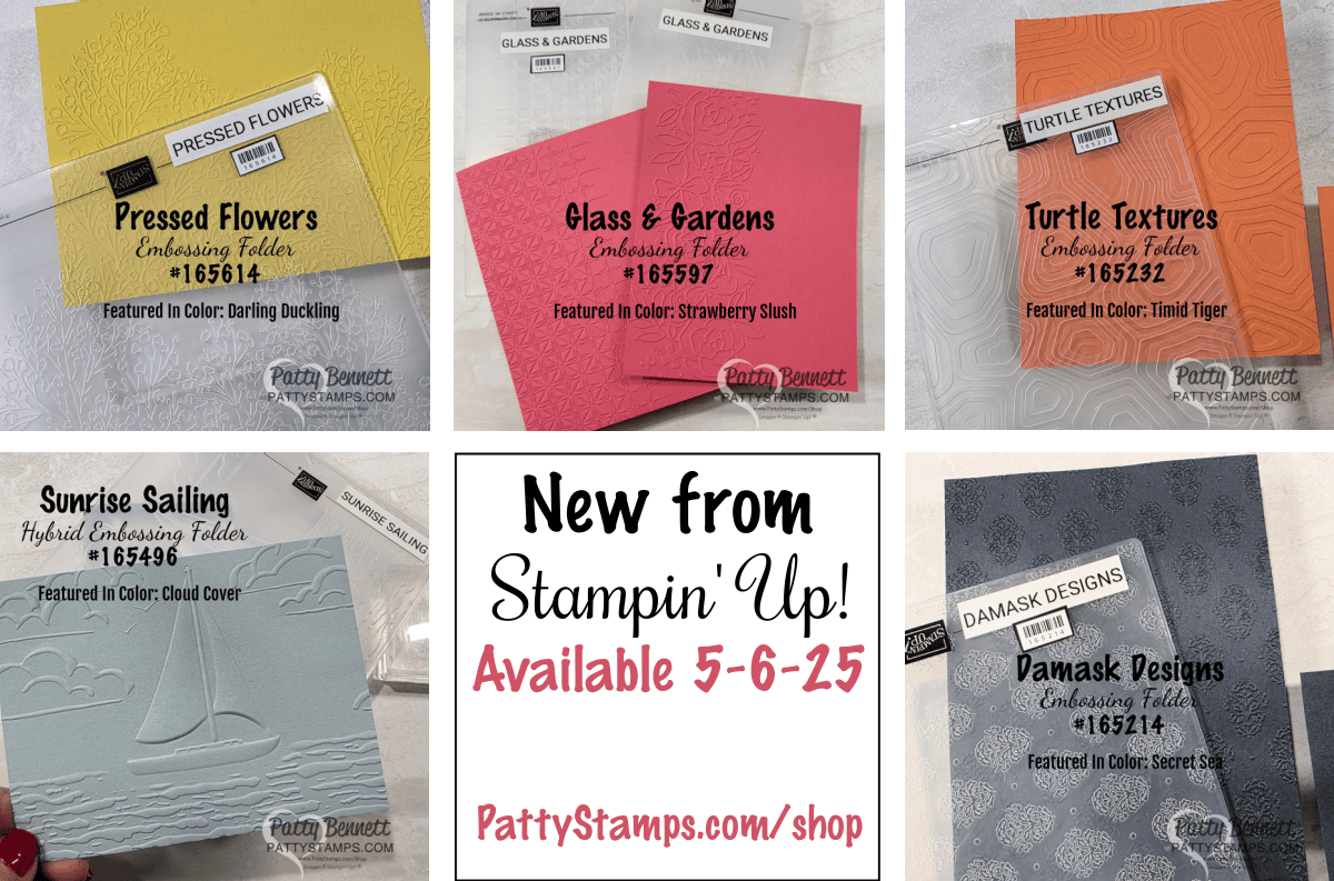 New Embossing Folders